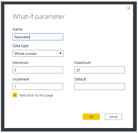 What-If Parameters Use-case - DATA VIBE